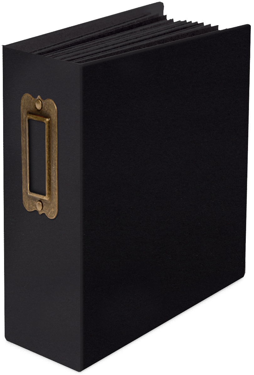 Supermart.com. Graphic 45 Staples ATC Tag & Pocket Album 4"X5" Black