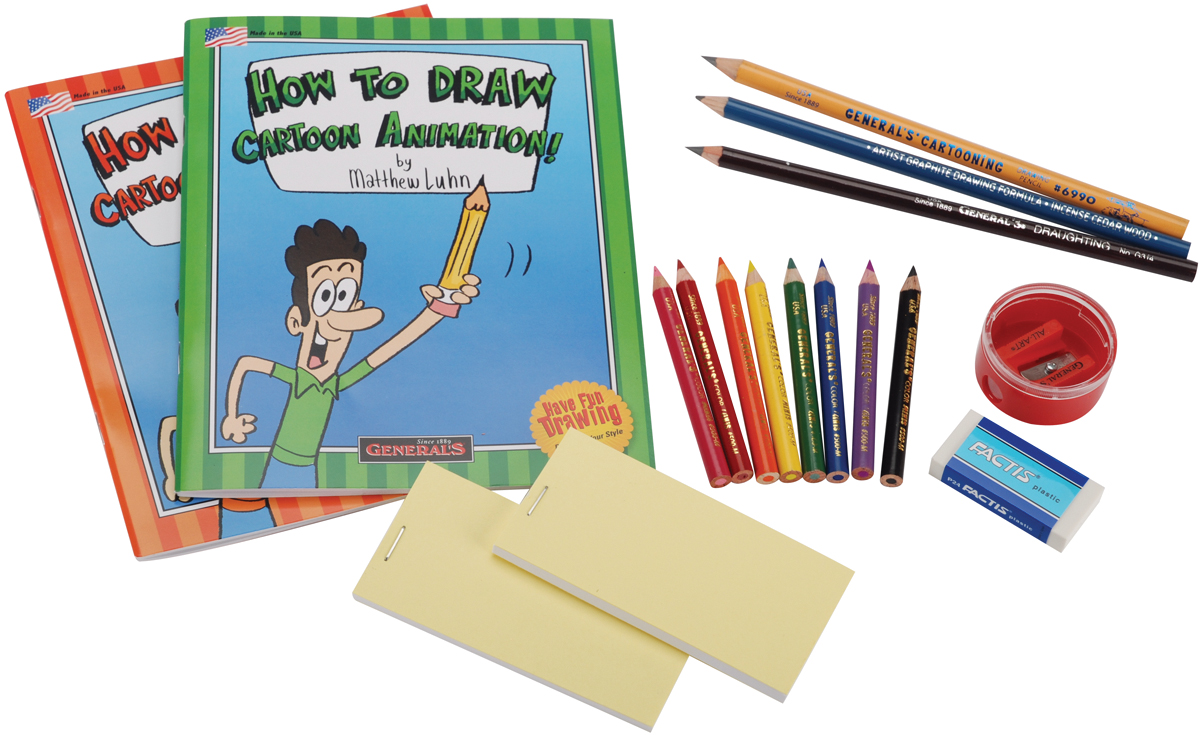 Supermart.com. How To Draw Cartoon Flip Books! Kit