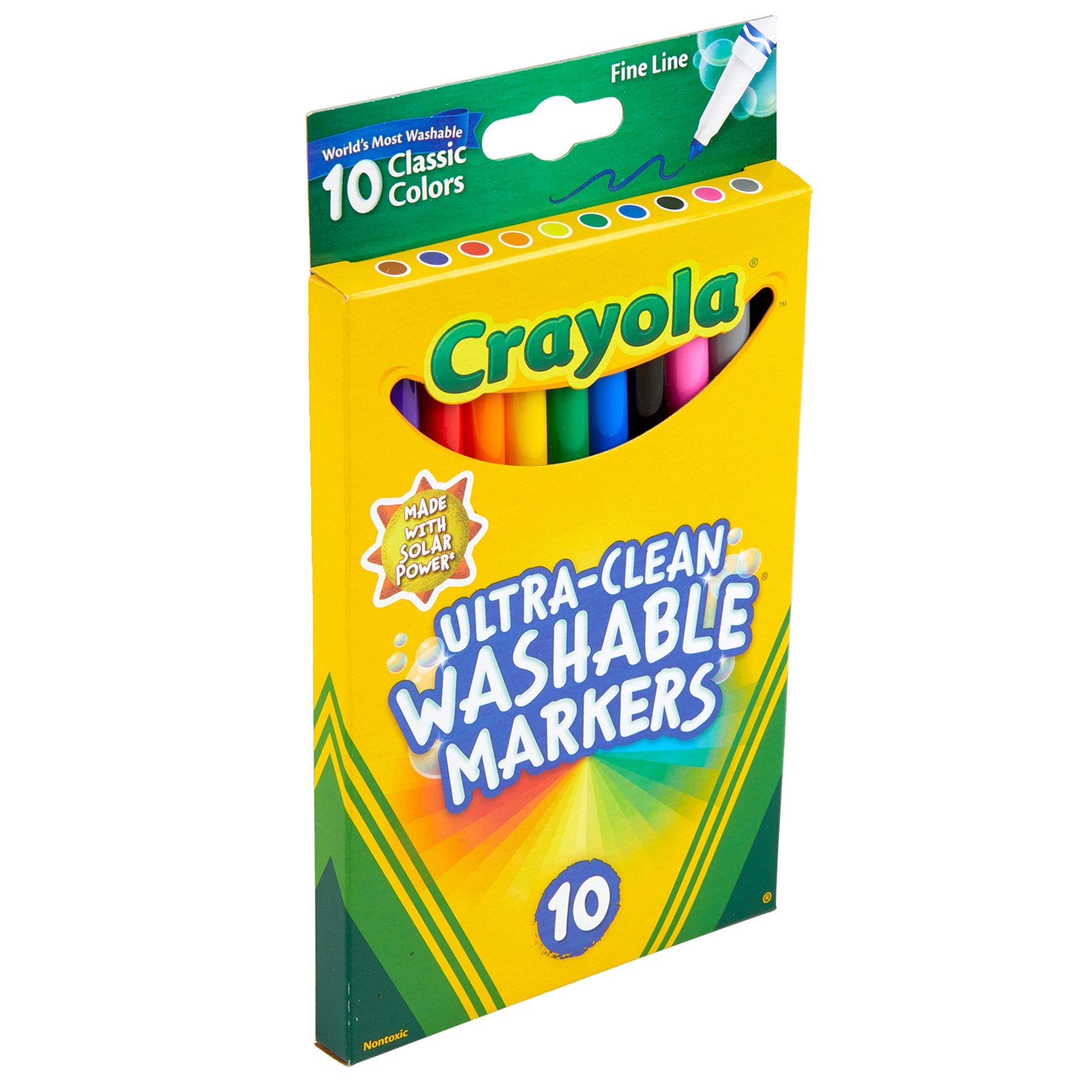 Supermart.com. Crayola Ultra-Clean Fine Line Markers Classic Colors 10/Pkg