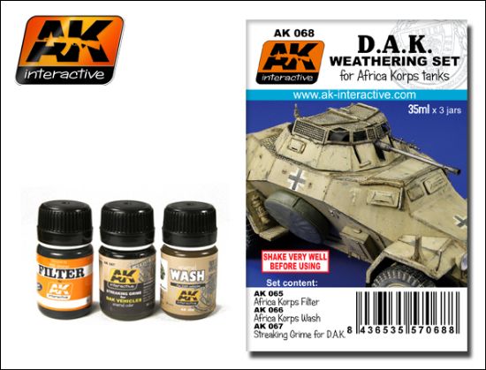 Supermart.com. AK Interactive Africa Korps Weathering Set #00068