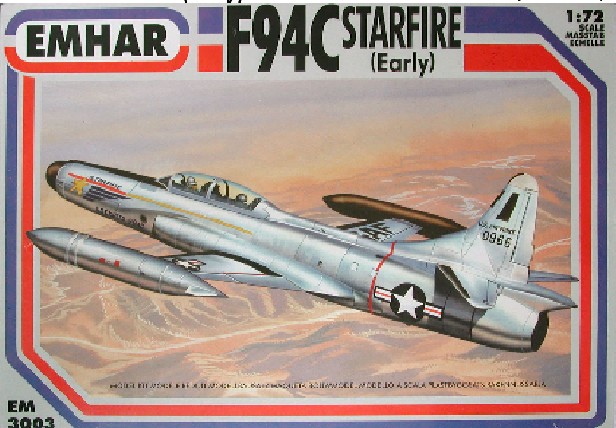 Supermart.com. Emhar/squadron F94-C Starfire USAF 1-72 Early Plastic ...