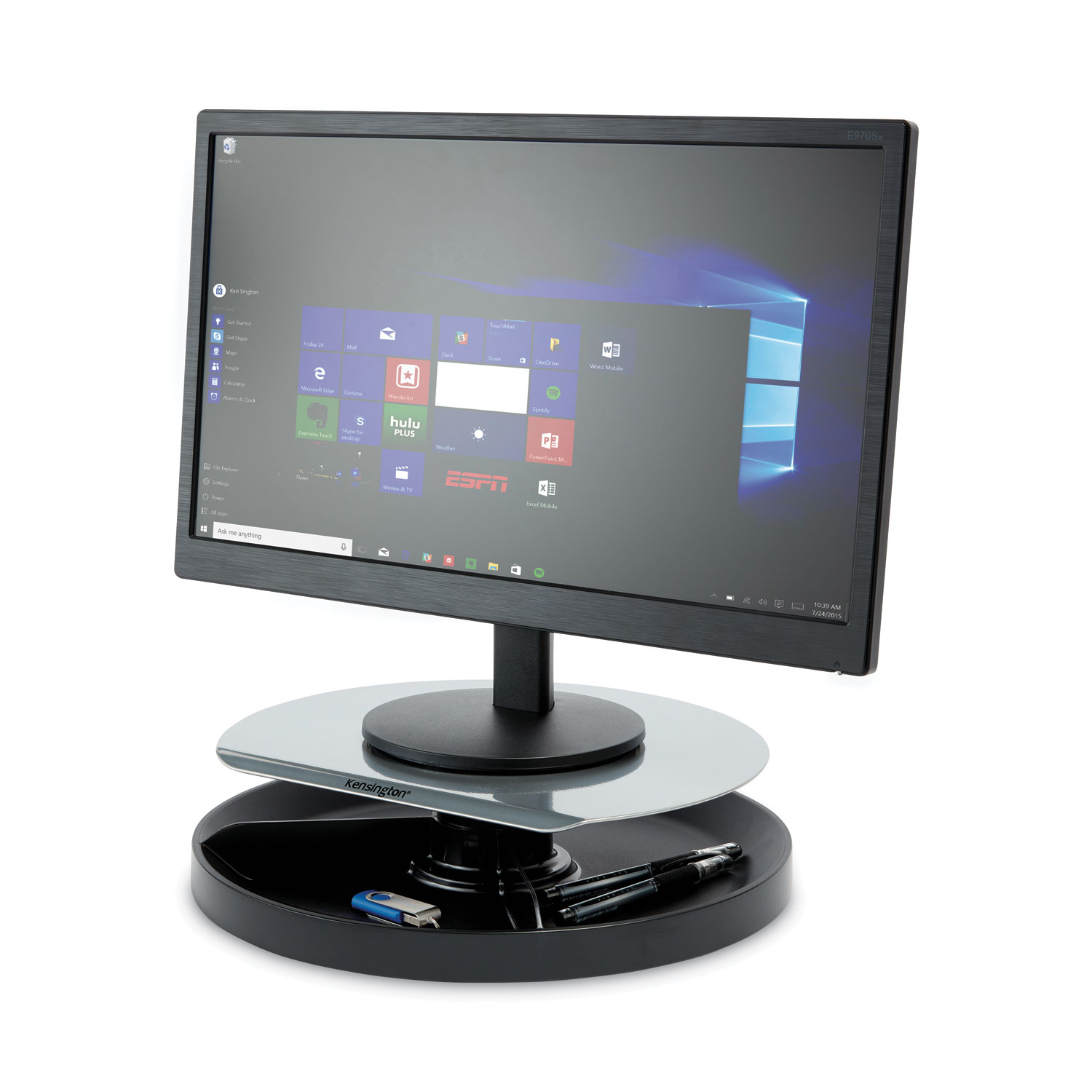 Supermart.com. Kensington® Spin2 Monitor Stand with SmartFit, 12.6w x ...