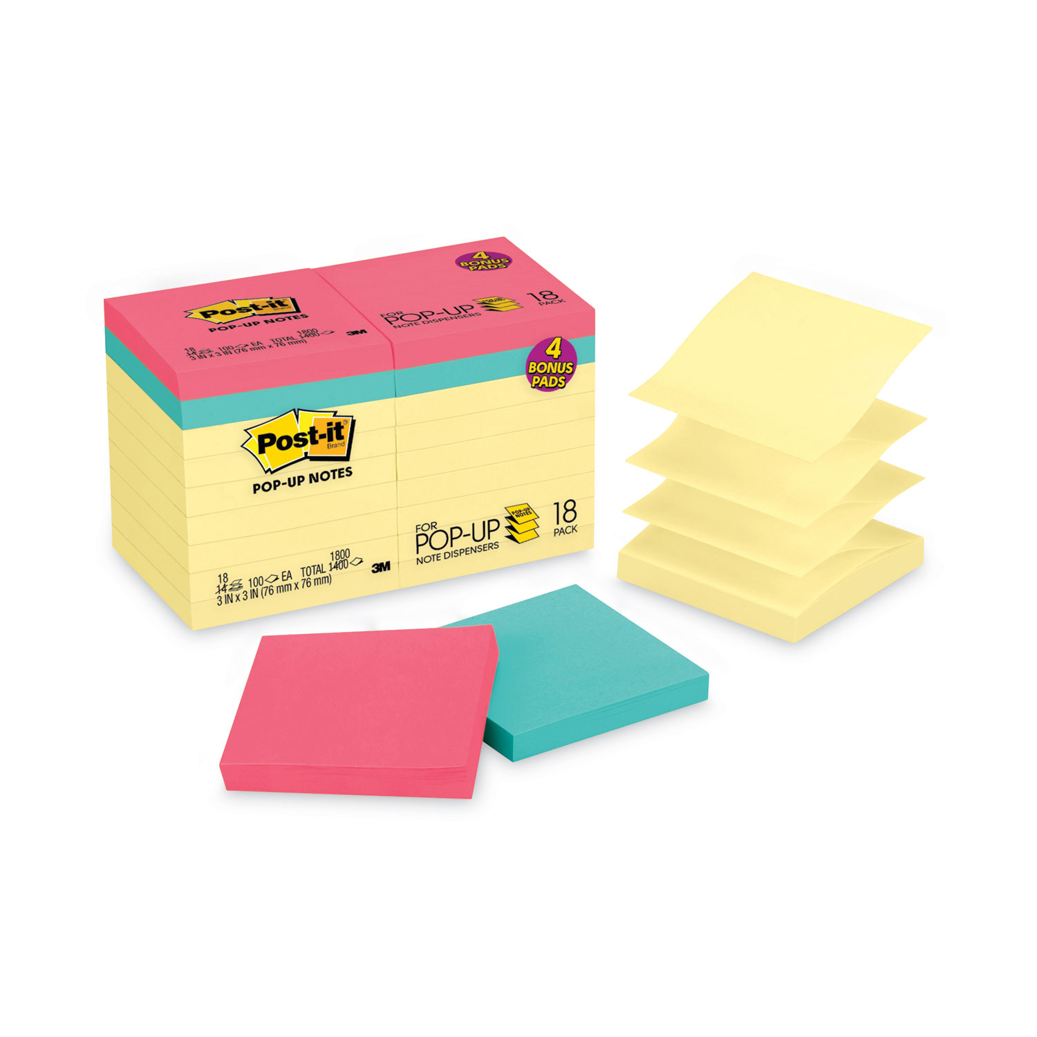 Supermart.com. Post-it® Pop-up Notes Original Pop-up Notes Value Pack ...