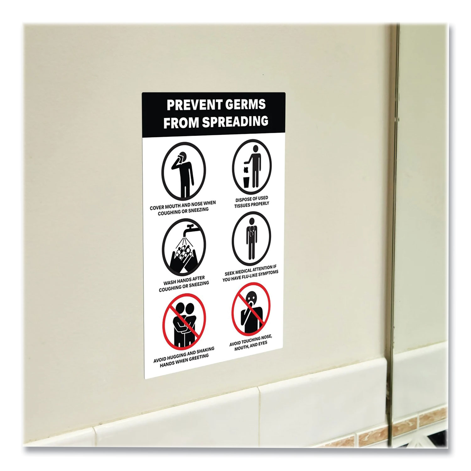 Supermart.com. Avery® Preprinted Surface Safe Wall Decals, 7 x 10 ...