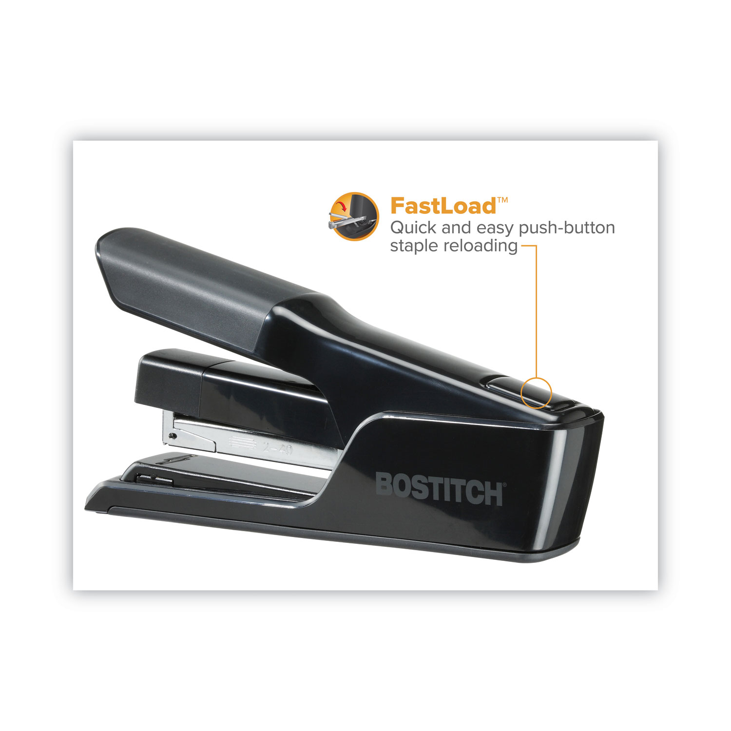 Supermart.com. Bostitch® EZ Squeeze 40 Stapler, 40-Sheet Capacity, Black